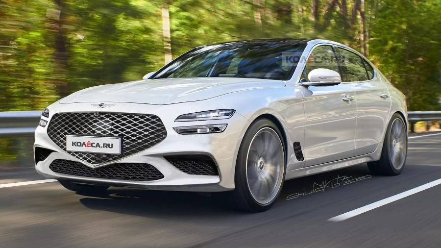 新设计新动力，2.5T+8AT，捷尼赛思新G70实车曝光_搜狐汽车_搜狐网