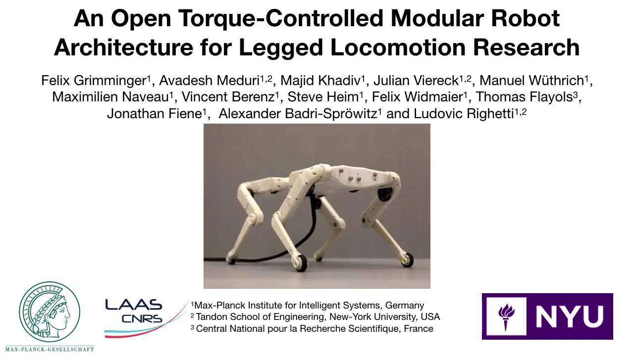 3D打印四足机器狗Solo 8开源了，比波士顿动力便宜，但不失强大_研究