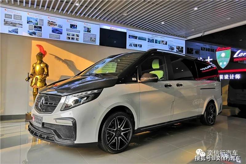 比AMG还运动？奔驰V260L-鲨鱼版，双色车身+四出排气，帅气！！！_搜狐汽车_搜狐网