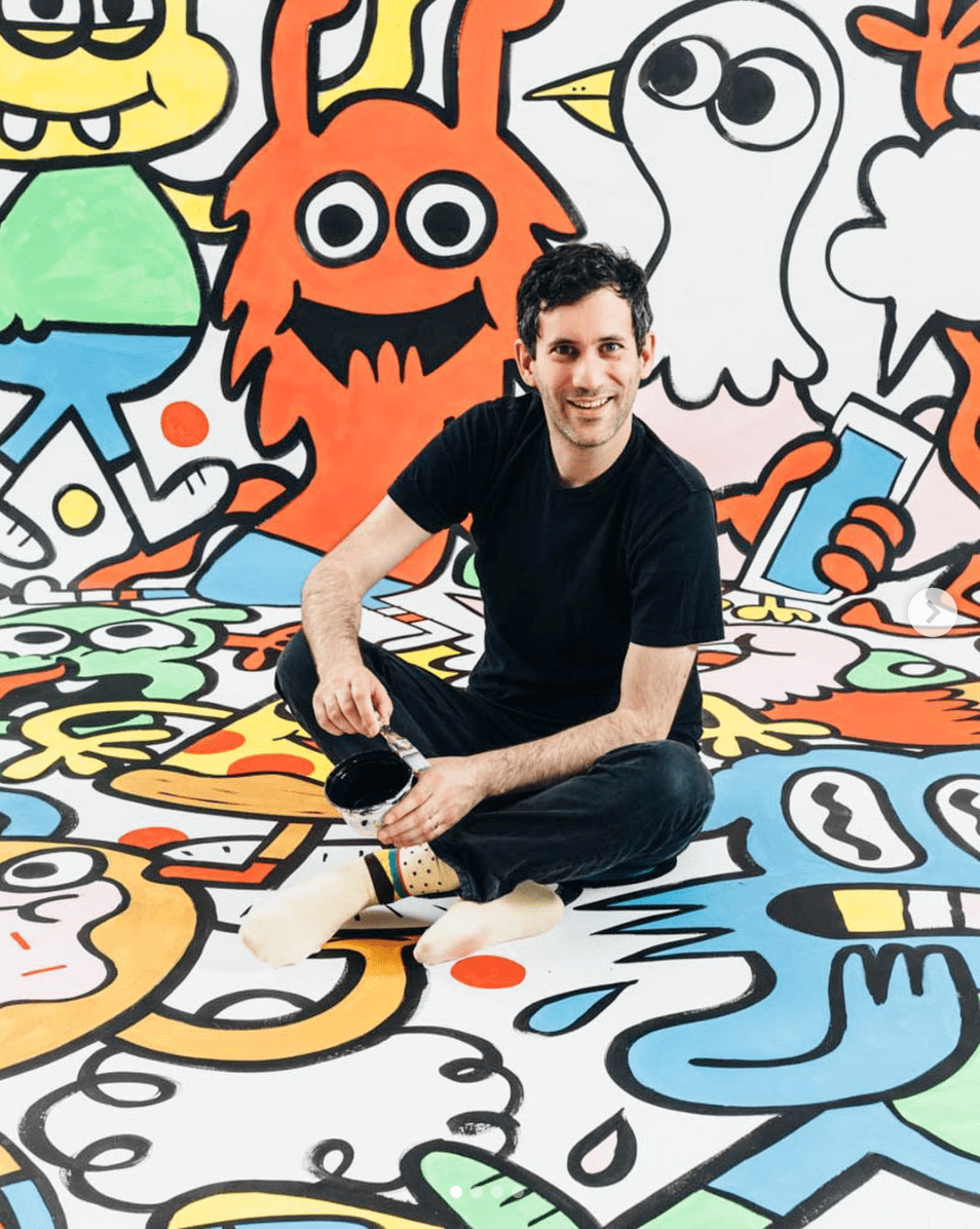 知名涂鸦画家Jon Burgerman | 充满英式戏虐的艺术顽童_Natuzzi