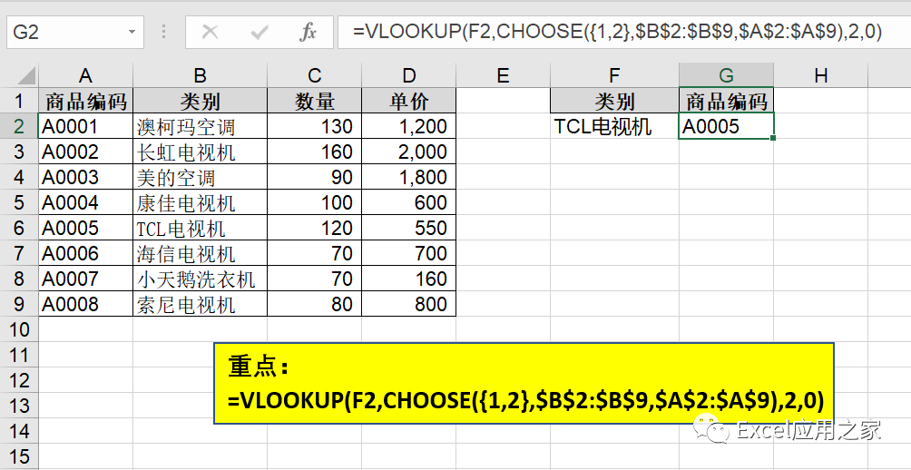 总结篇 反向查找函数使用终极帖组合
