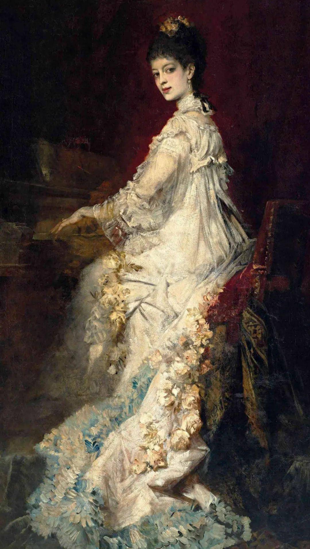 英年早逝的奥地利画家汉斯·马卡特油画作品赏析_The