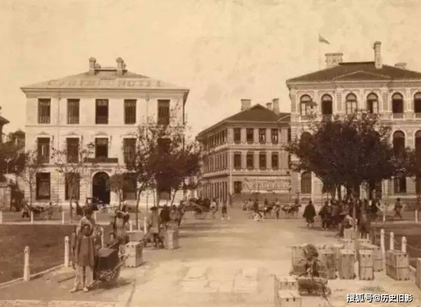 1880年上海沿街建筑老照片，远眺苏州河口和外滩-搜狐大视野-搜狐新闻