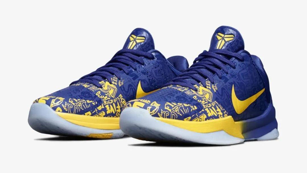 突发，Kobe 5 “五冠王” 官图曝光，下周上架 Snkrs 限量发售！_Nike
