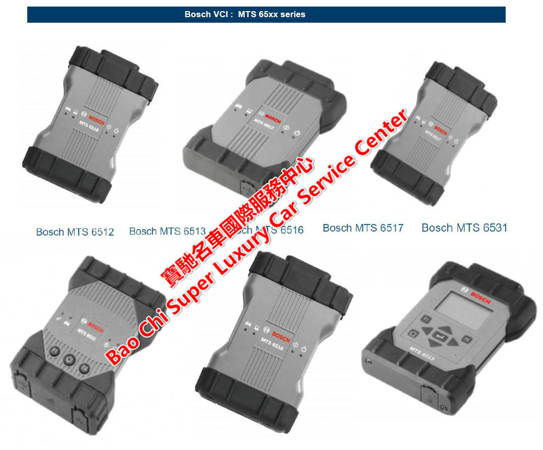 Bosch VCI 6512 6513 6516 6517 6531 Diagnostics interface_The