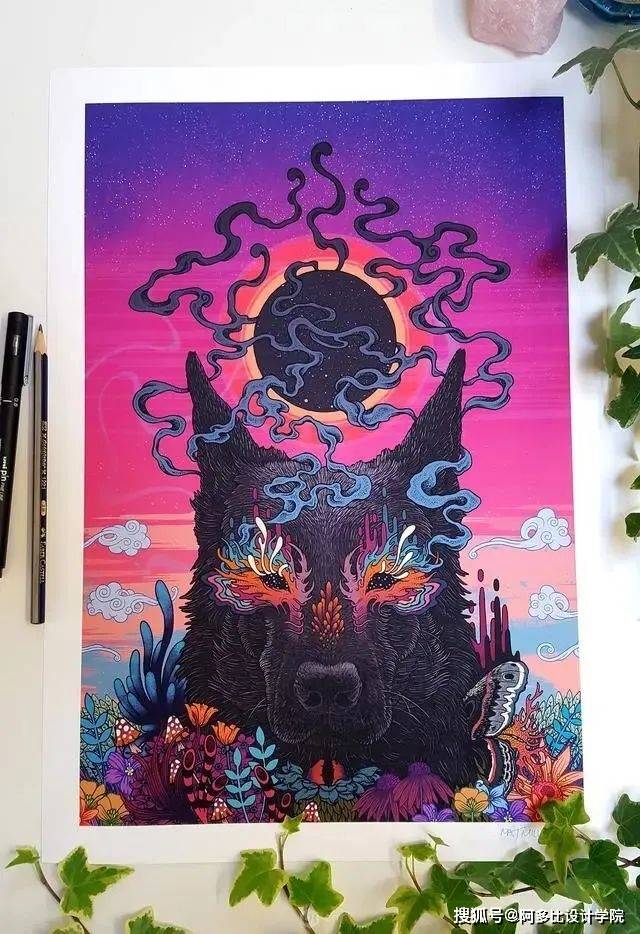 插画师Mat Miller的作品，笔触细腻。 -搜狐大视野-搜狐新闻