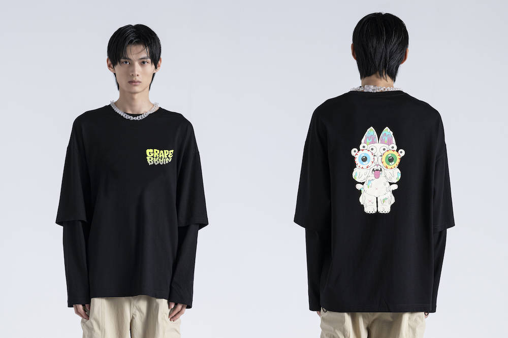 MISHKA×GRAPE BRAIN 联名系列 与“大眼球招财猫”一起迎新春好福气！_合作