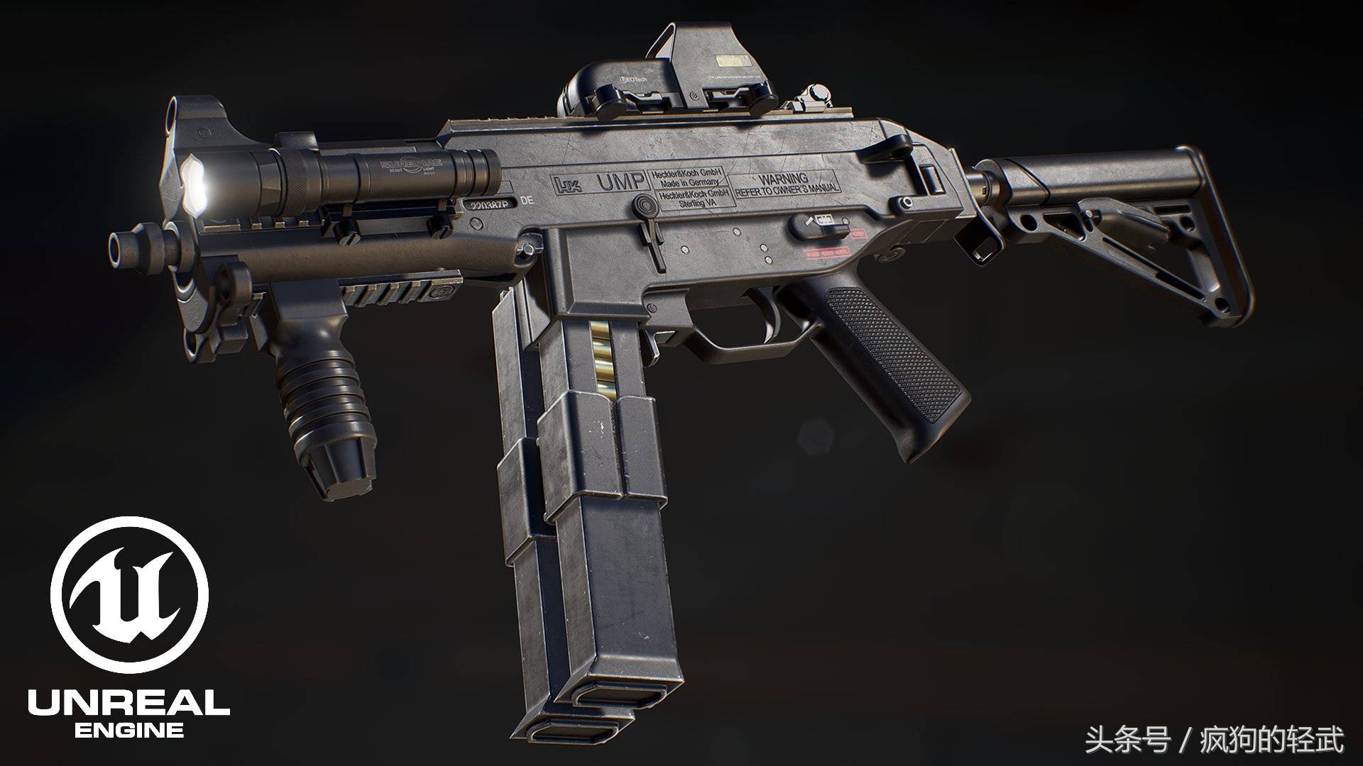 将MP5拉下神坛的“UMP”冲锋枪，为什么被37个国家认同并装备_mm