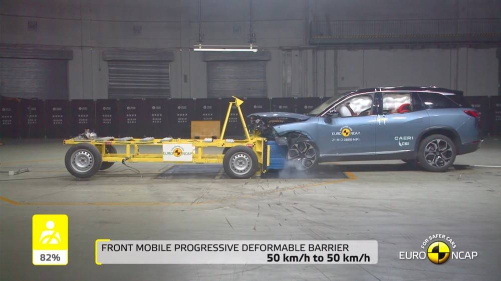 蔚来ES8欧洲首撞 揭秘史上最严碰撞测试 Euro NCAP_搜狐汽车_搜狐网