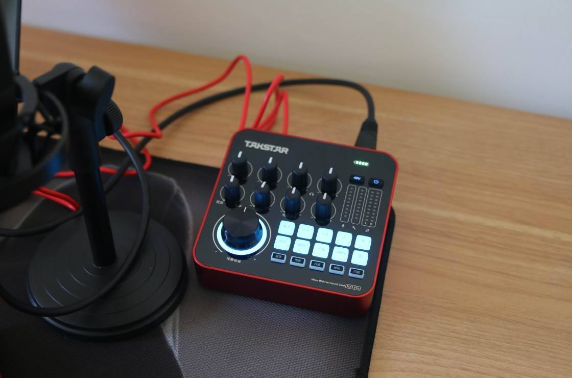 优质主播必备硬件，得胜MX1 PRO声卡+SM-18专业麦克风套装体验_直播