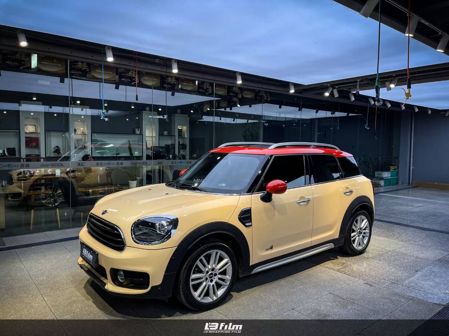 宝马-mini（LBFILM改色膜）高亮沙丘米兰，沙漠风暴的感觉_搜狐汽车_搜狐网