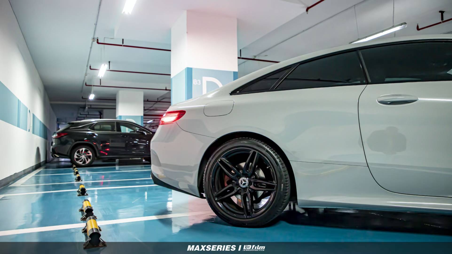 质感拉满，原厂漆哑灰改色膜-LBFILM（奔驰-E200）_搜狐汽车_搜狐网