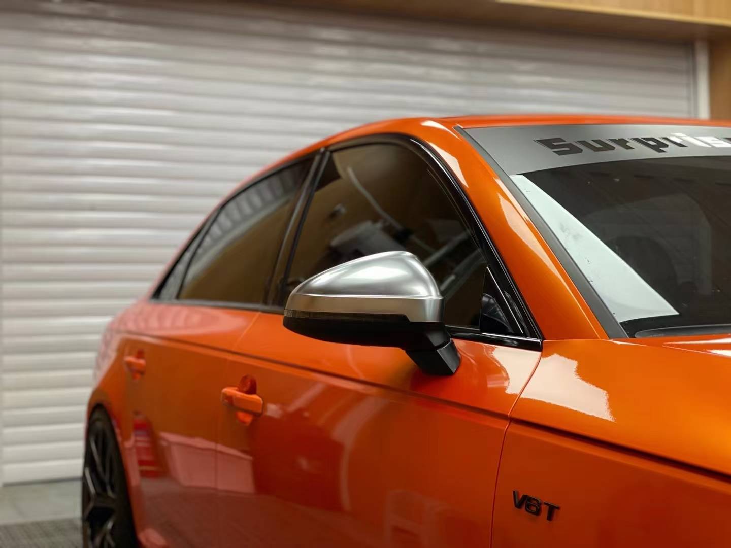 这才是的暴力样子，奥迪S4竞速橙（兰博基尼原厂色）SKTO 改色膜_搜狐汽车_搜狐网