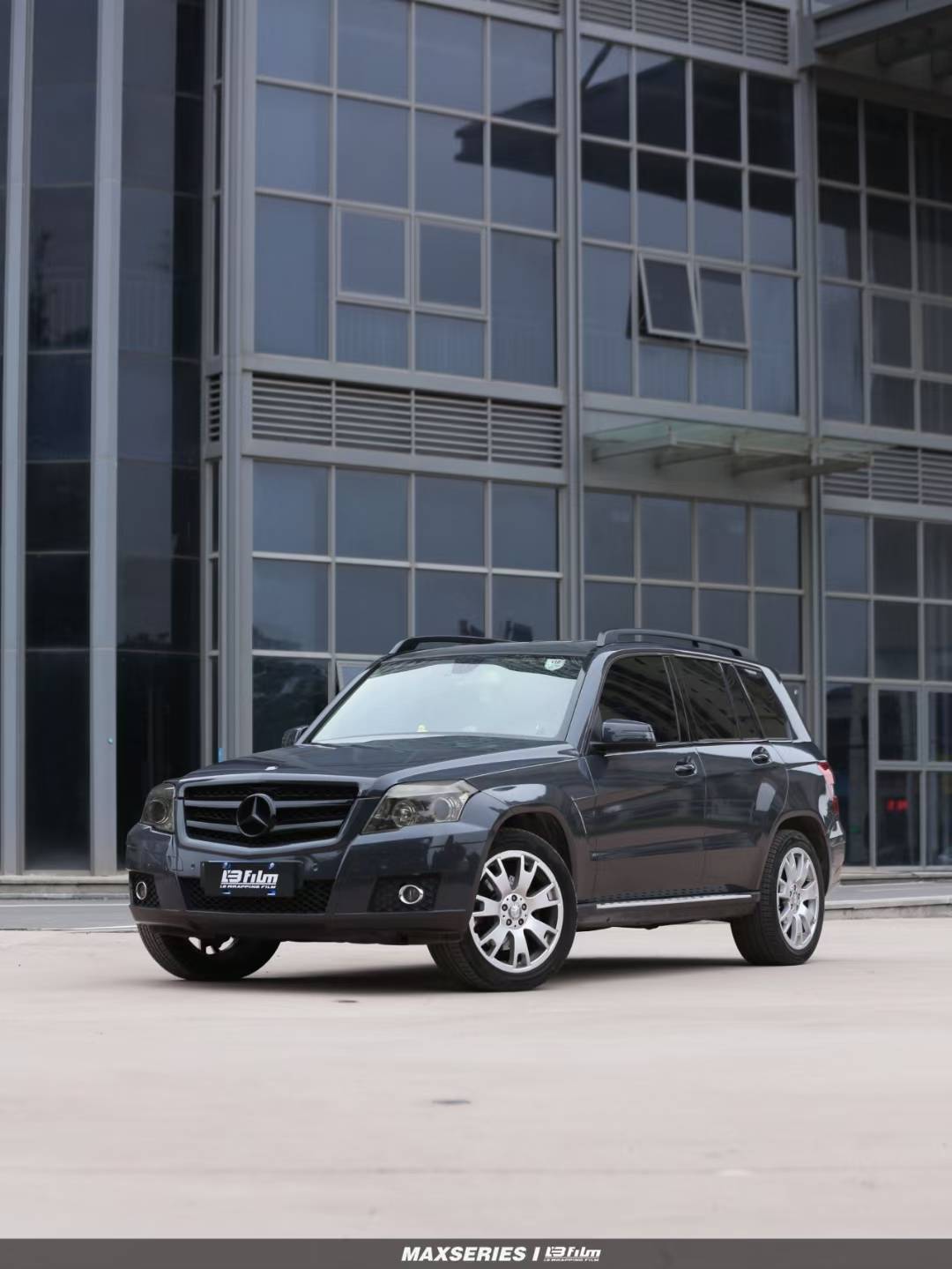 净纯洁的颜色，奔驰GLK PET超亮托马斯灰改色膜（LB FILM）_搜狐汽车_搜狐网
