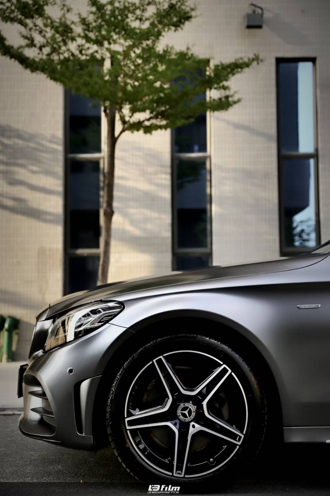 禁欲与张扬，奔驰C260电光深邃灰改色膜 LBFILM_搜狐汽车_搜狐网