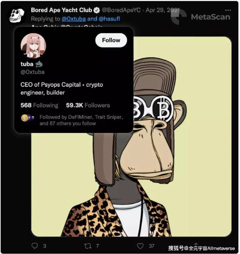 40亿美元估值，拆解“无聊猿”Yuga Labs财富经（文末有彩蛋）_Ape_LionTree_头像