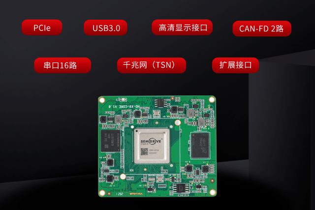 国产车规级6核Cortex-A55-芯驰X9_集成_支持_接口
