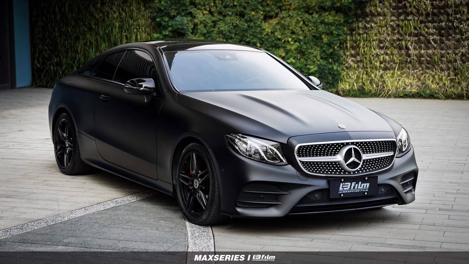 LBFILM改色膜案例：奔驰-Coupe消光暗影黑_搜狐汽车_搜狐网