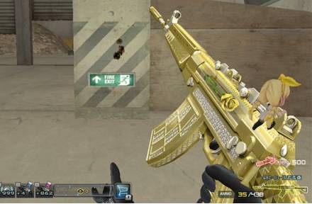 【CF】异军突起的QBZ03—金色蔷薇，就差新皮肤和光效了_武器_活动_外观