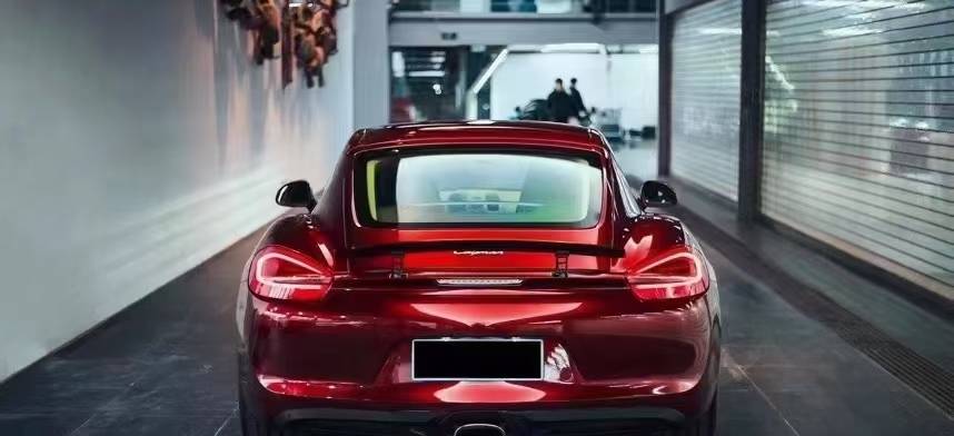 保时捷SKTO改色膜樱桃红_搜狐汽车_搜狐网