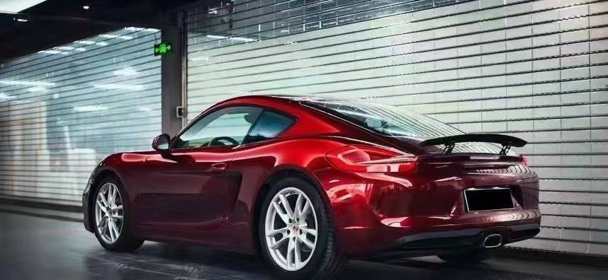 保时捷SKTO改色膜樱桃红_搜狐汽车_搜狐网