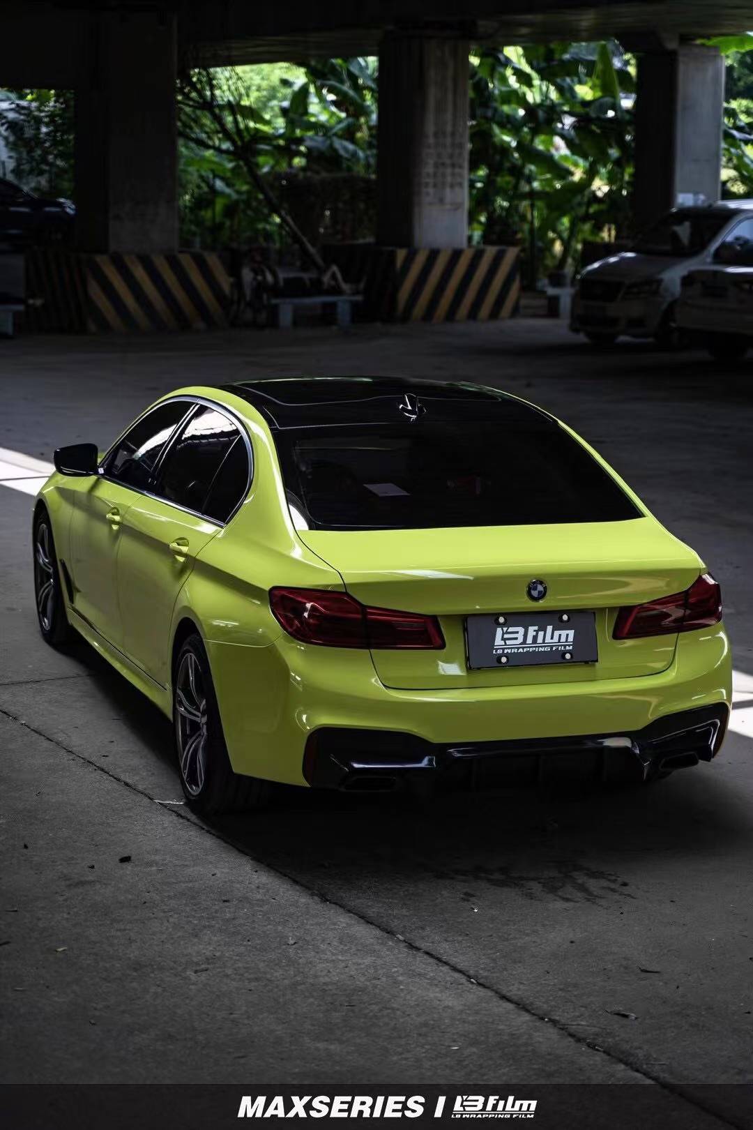 宝马530Li -LBFILM改色膜原厂漆圣保罗黄_搜狐汽车_搜狐网