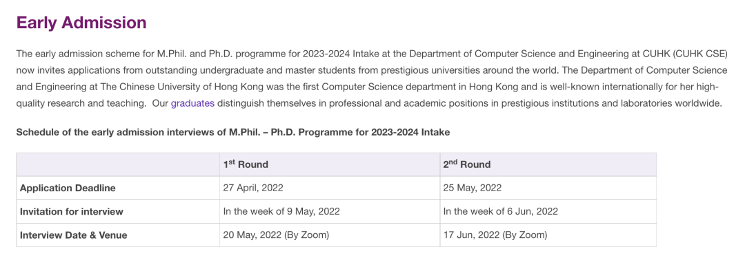 速看！23fall港校提前批专业DDL汇总！_计算机_in_Fall