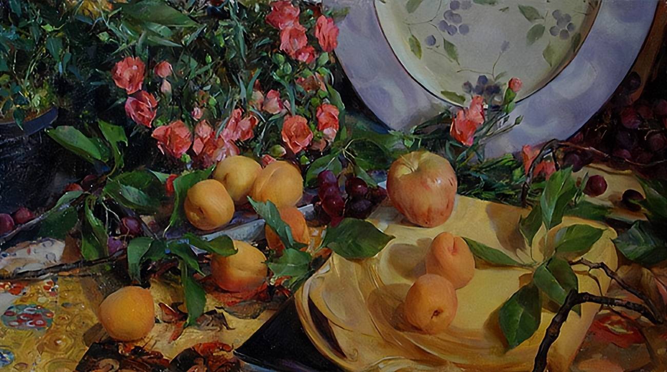 美国女画家Rose .Frantzen风景静物油画作品_Richard_Schmid_爱荷华