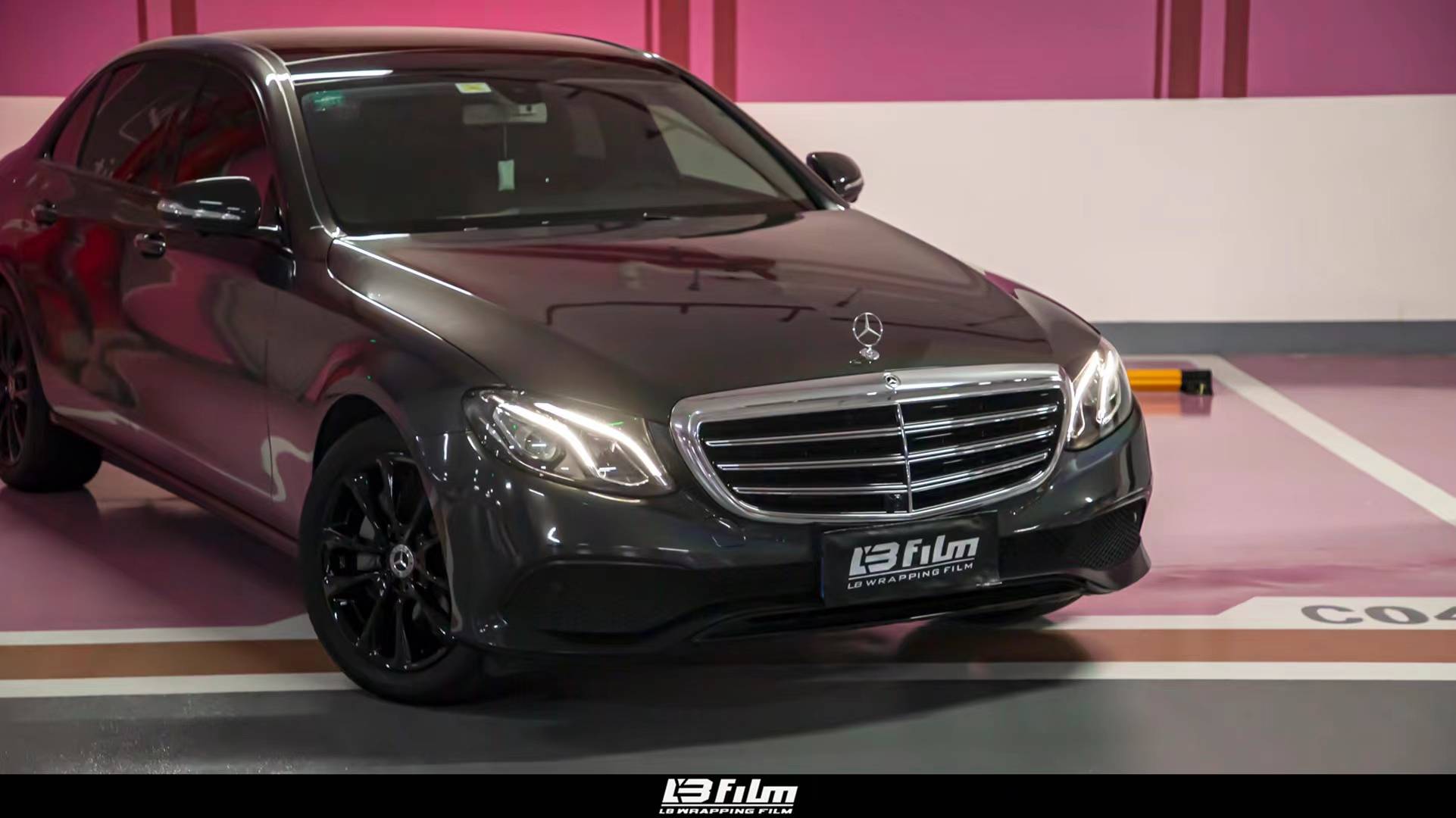 奔驰S450 -LBFILM改色膜镭射黑_搜狐汽车_搜狐网