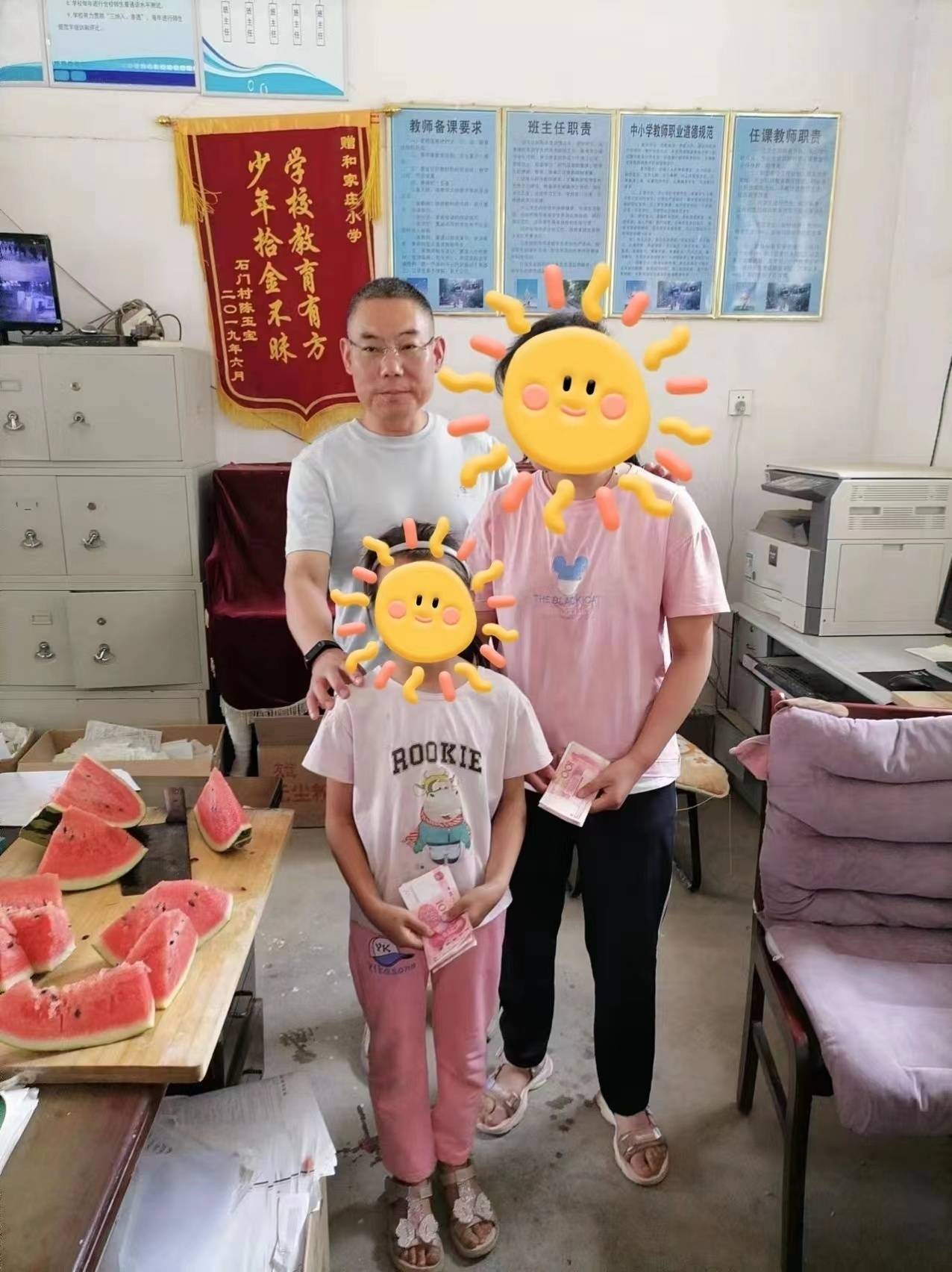 河北保定：爱心助学志愿者协会开展五县区联动助学活动_孙万良_顺平_唐县