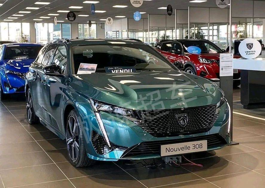 又是焦点？新款标致308SW实拍，獠牙灯组+1.6T+8AT，空间超越速腾_搜狐汽车_搜狐网