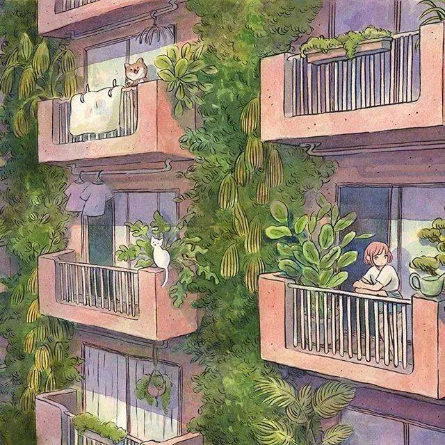 【插画】Heikala：以想象力描绘不思议的奇幻世界_版权_海洋生命_芬兰