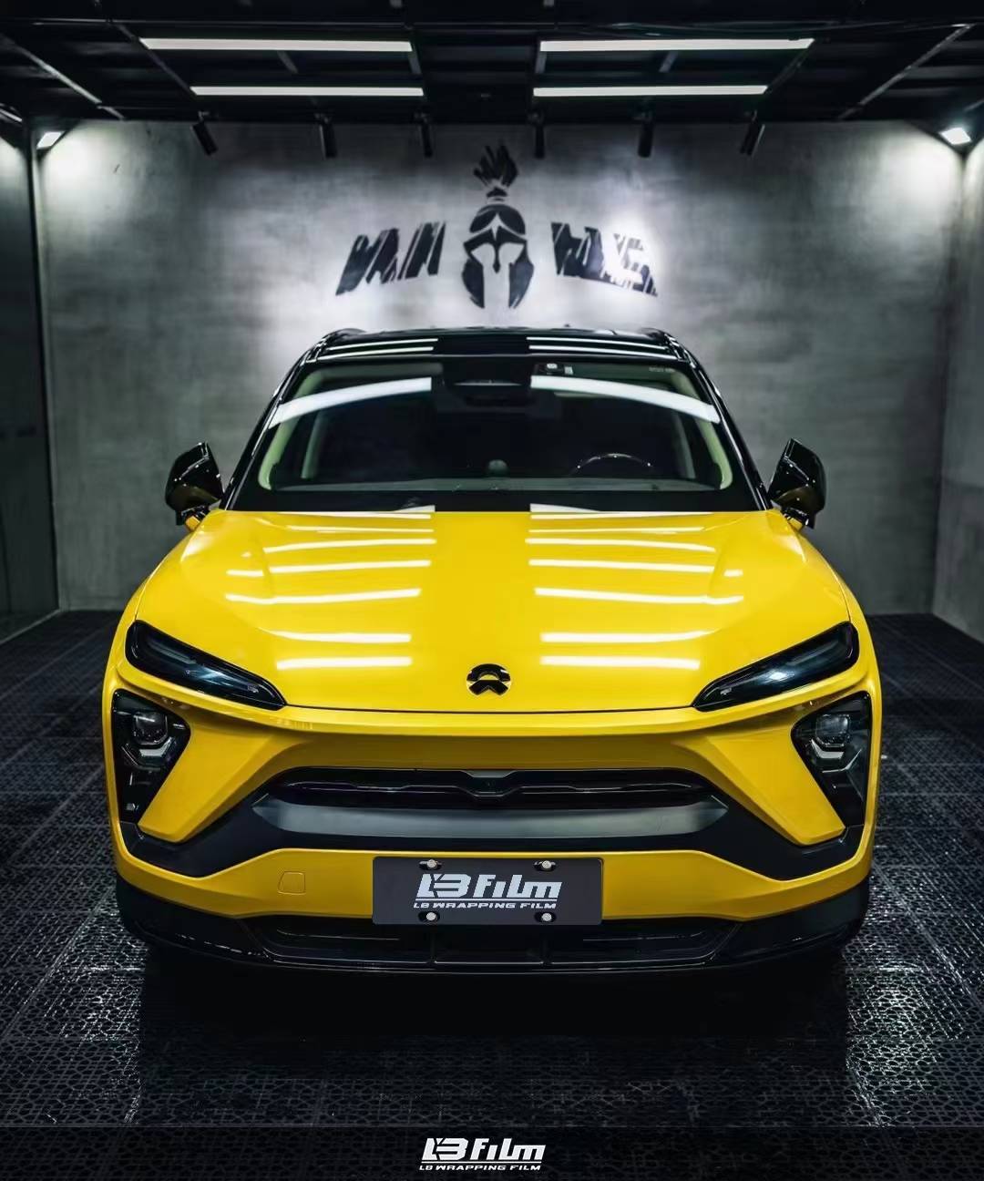 蔚来ES6-LB改色膜超亮金属枫叶黄，活力一夏！巨好看_搜狐汽车_搜狐网