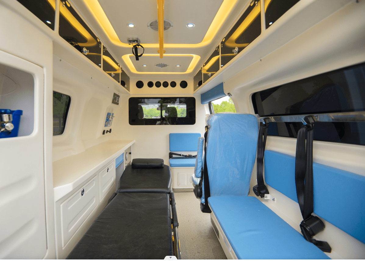 福特全顺V362汽油自动挡航空舱监护型负压救护车外观及图片_搜狐汽车_搜狐网