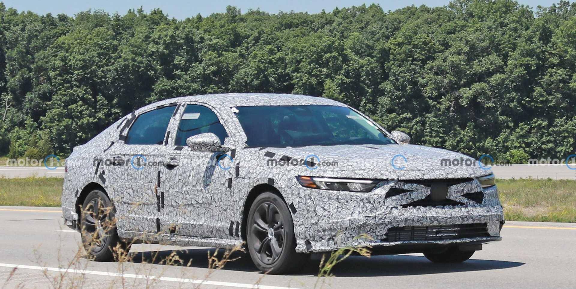 十一代“雅阁”海外现身！造型堪比“思域Plus”，全系2.0T＋10AT_搜狐汽车_搜狐网