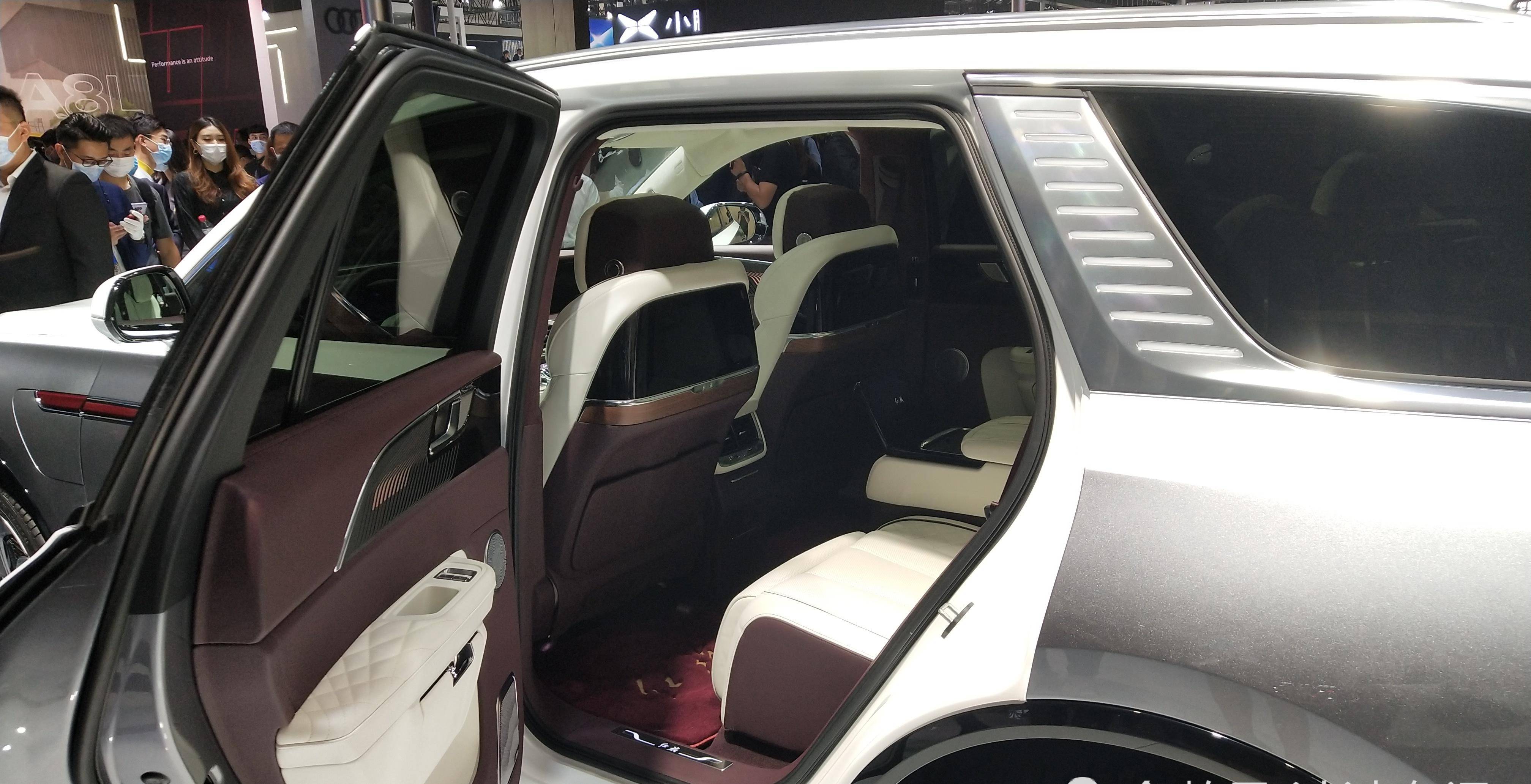 红旗E-HS9亮相北京车展并开启预售，预售价区间为55-75万元_搜狐汽车_搜狐网