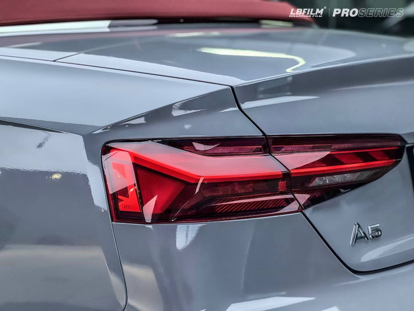 奥迪A5-LBFILM改色膜高亮纳多灰,灰色给人的感觉更有范儿_搜狐汽车_搜狐网