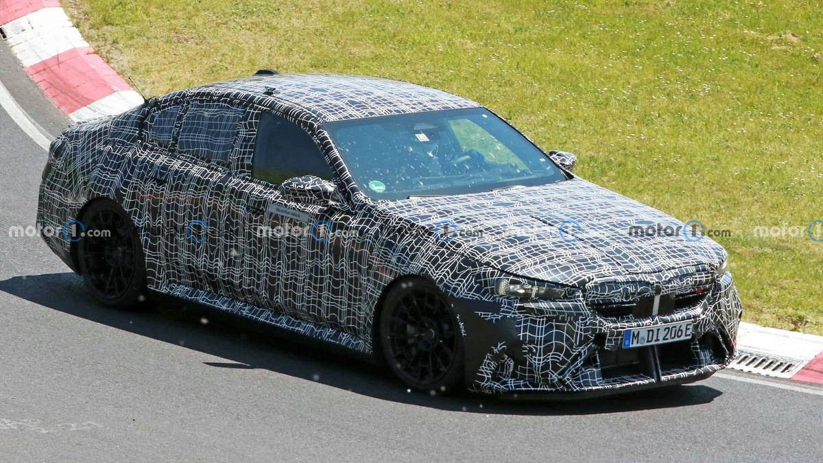 搭载插混系统，3.7秒内破百，宝马M5纽北测试谍照图曝光_搜狐汽车_搜狐网