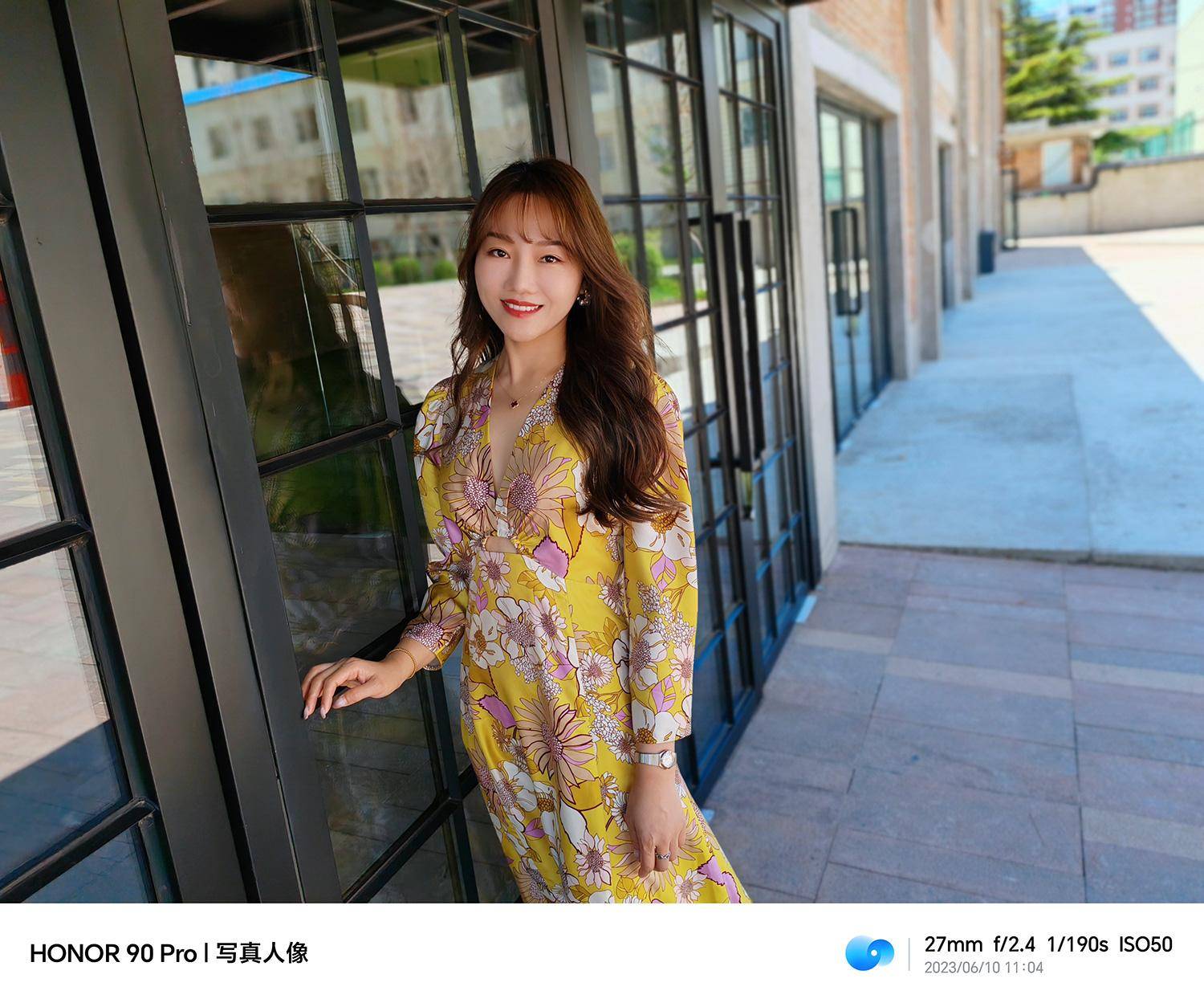 荣耀90 Pro人像拍照怎么样？夏装实拍体验，看看功能和画质如何_mm_效果_视频
