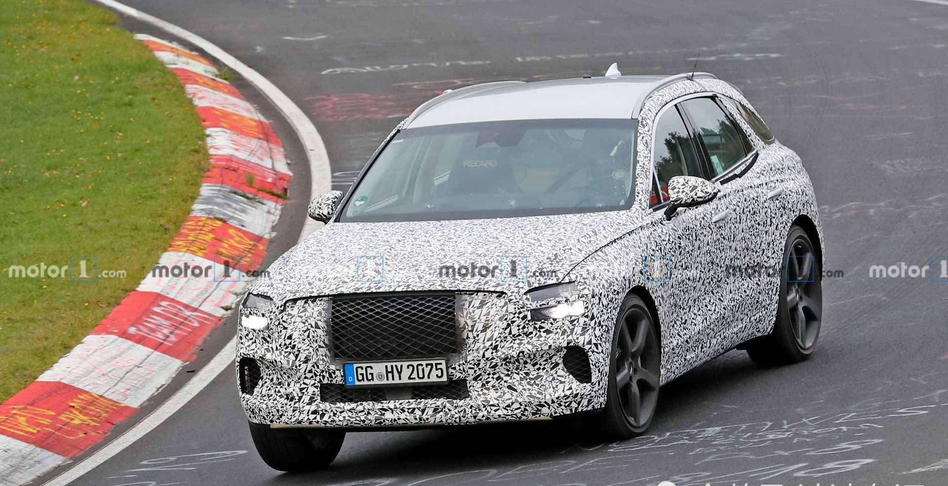 韩系高端SUV捷恩斯GV70路试谍照曝光，造型很个性_搜狐汽车_搜狐网