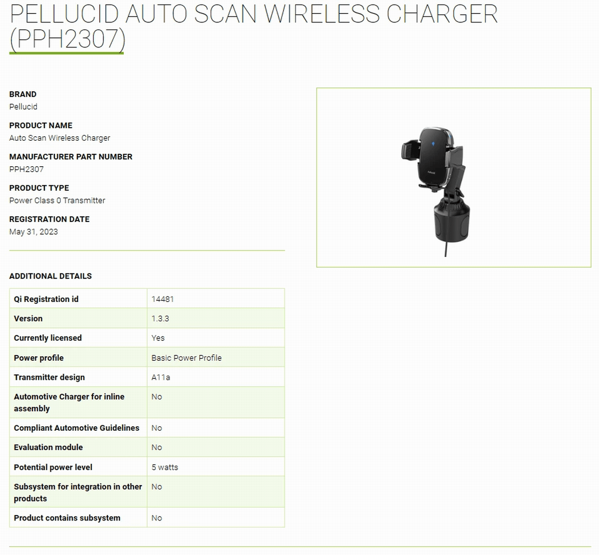 Qi2.0热烈推进中，WPC无线充电联盟在2023年6月公布通过Qi认证的100款产品_编号_等级_功率