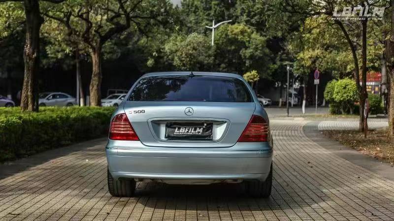 奔驰S500-Benz-LB改色膜超亚纳米蓝，高级又神秘_搜狐汽车_搜狐网