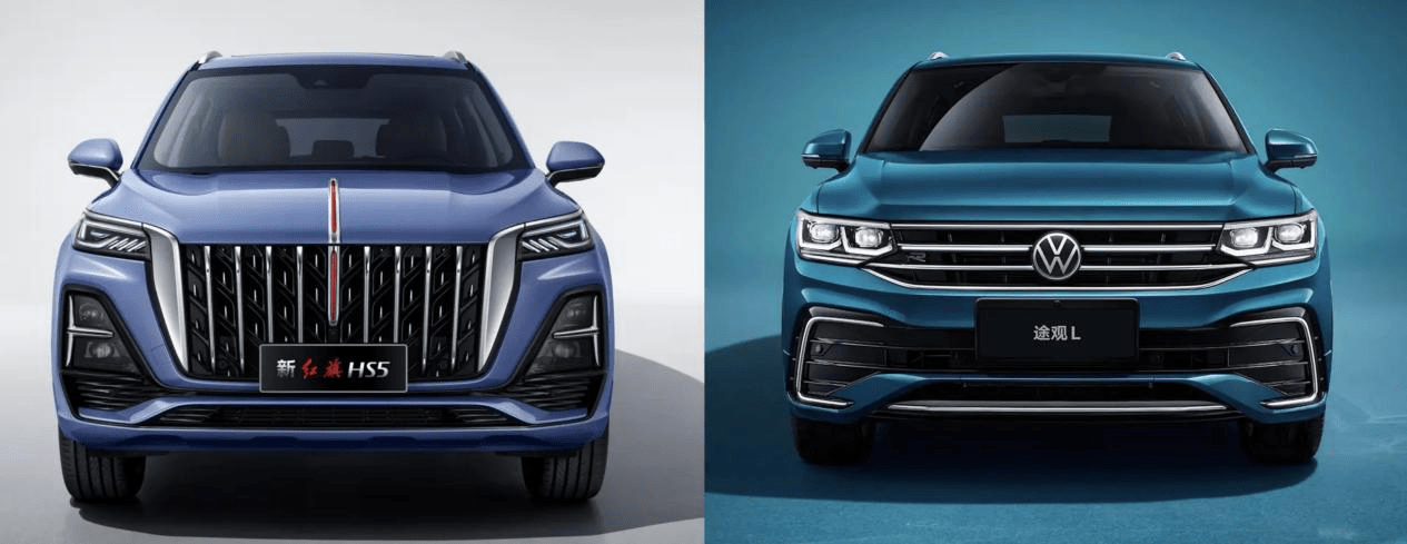 同为中型SUV，新款红旗HS5与大众途观L，谁更值得买？_搜狐汽车_搜狐网