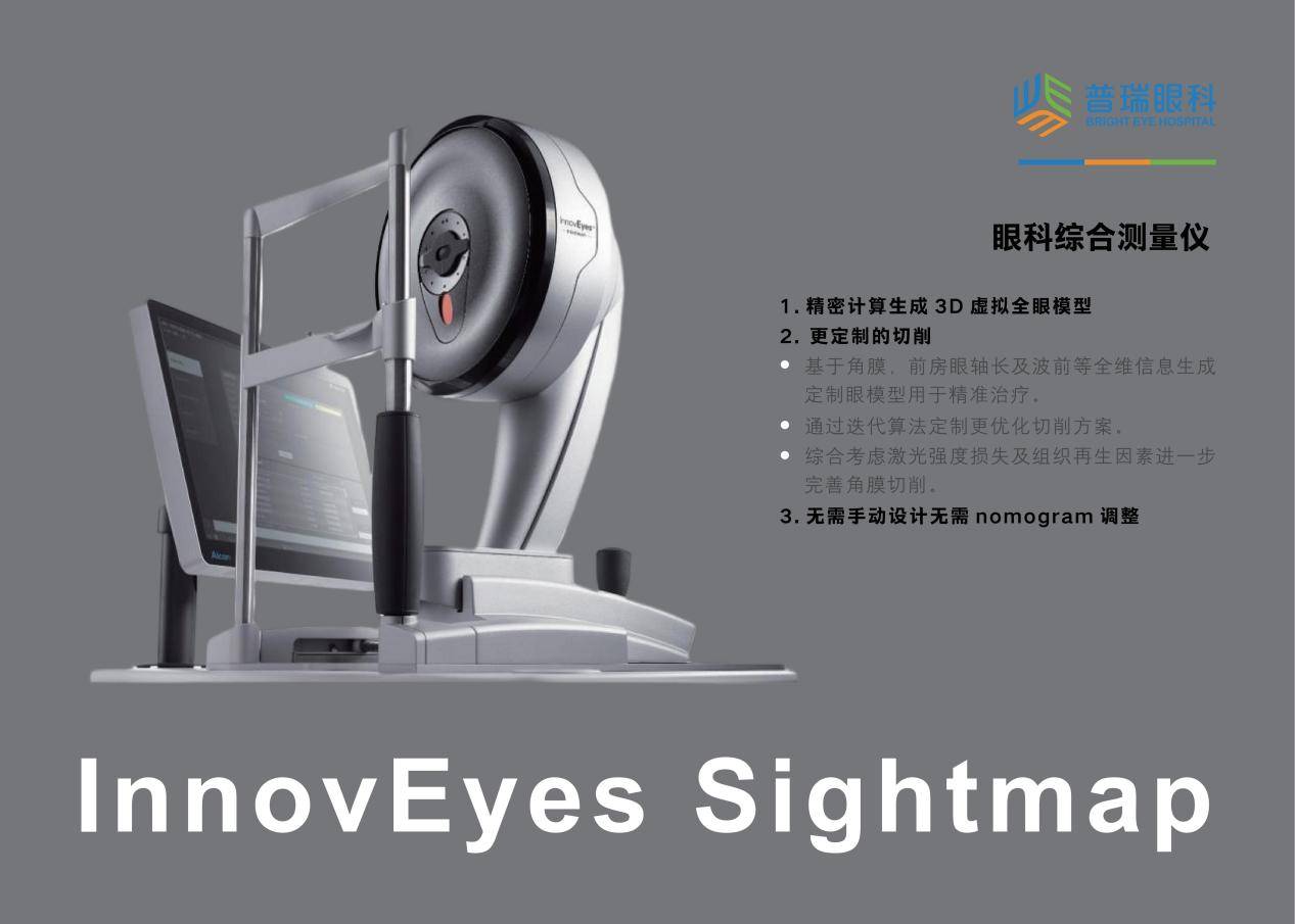 InnovEyes Sightmap眼科综合测量仪是什么？湖北普瑞眼科医院为你解答_定制_角膜_模型