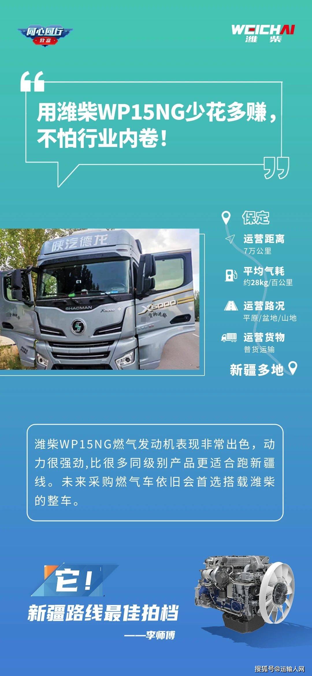 用潍柴WP15NG小花多赚 不怕行业内卷_搜狐汽车_搜狐网