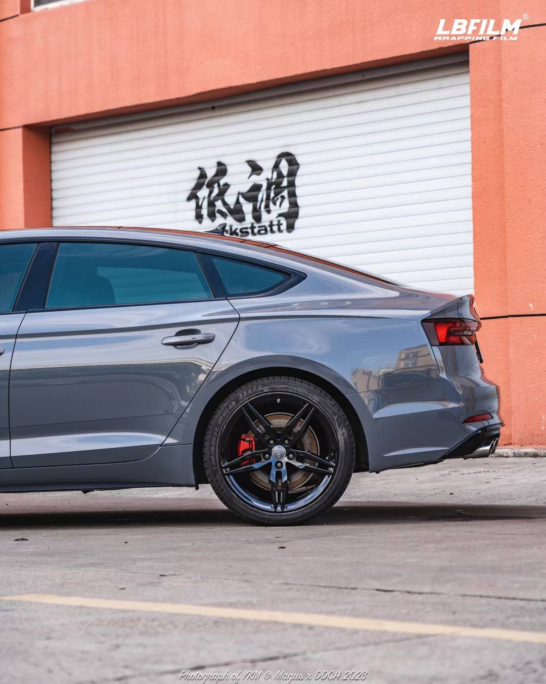 奥迪A5-LB改色膜PET纳多灰，一如既往的魅力感_搜狐汽车_搜狐网