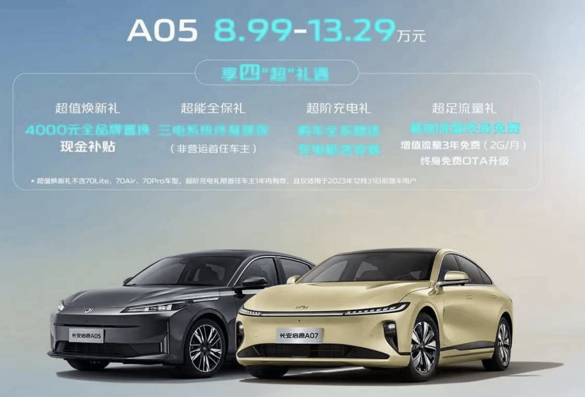 长安启源A05/A07全面上市交付，以“礼”相待，刷新速度_搜狐汽车_搜狐网