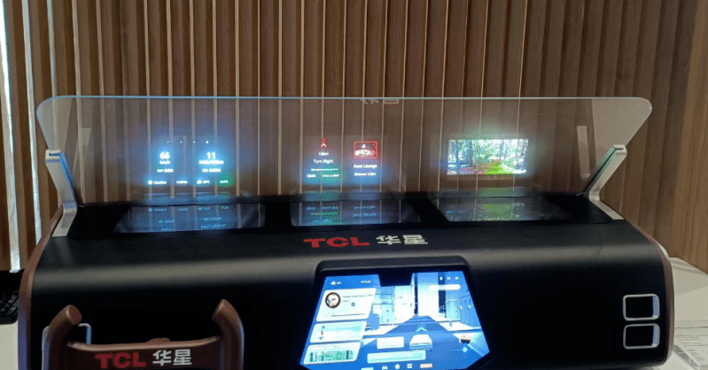 TCL华星展出全球最大尺寸Micro LED HUD车载显示，亮度20000nits_搜狐汽车_搜狐网