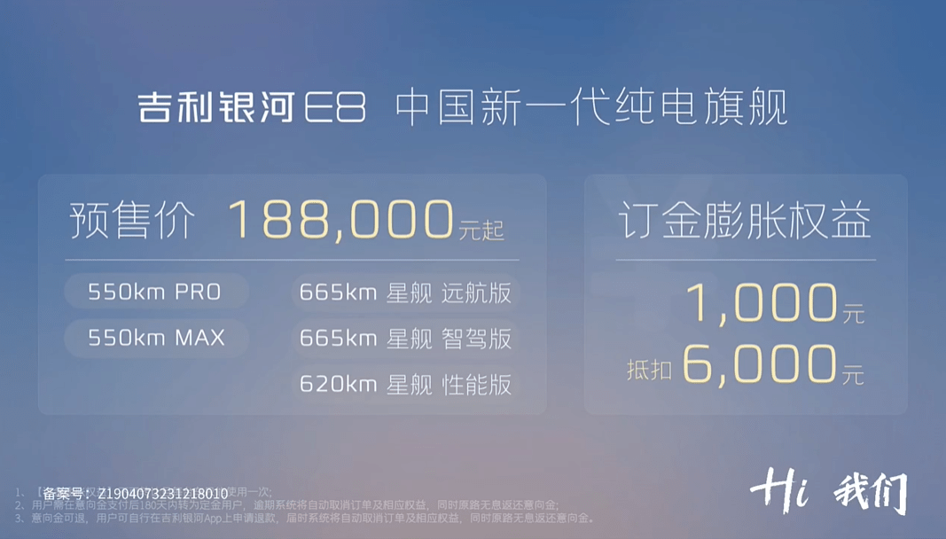 “涟漪美学”照进现实，超酷外观，银河E8预售18.8W还不去捡漏？_搜狐汽车_搜狐网