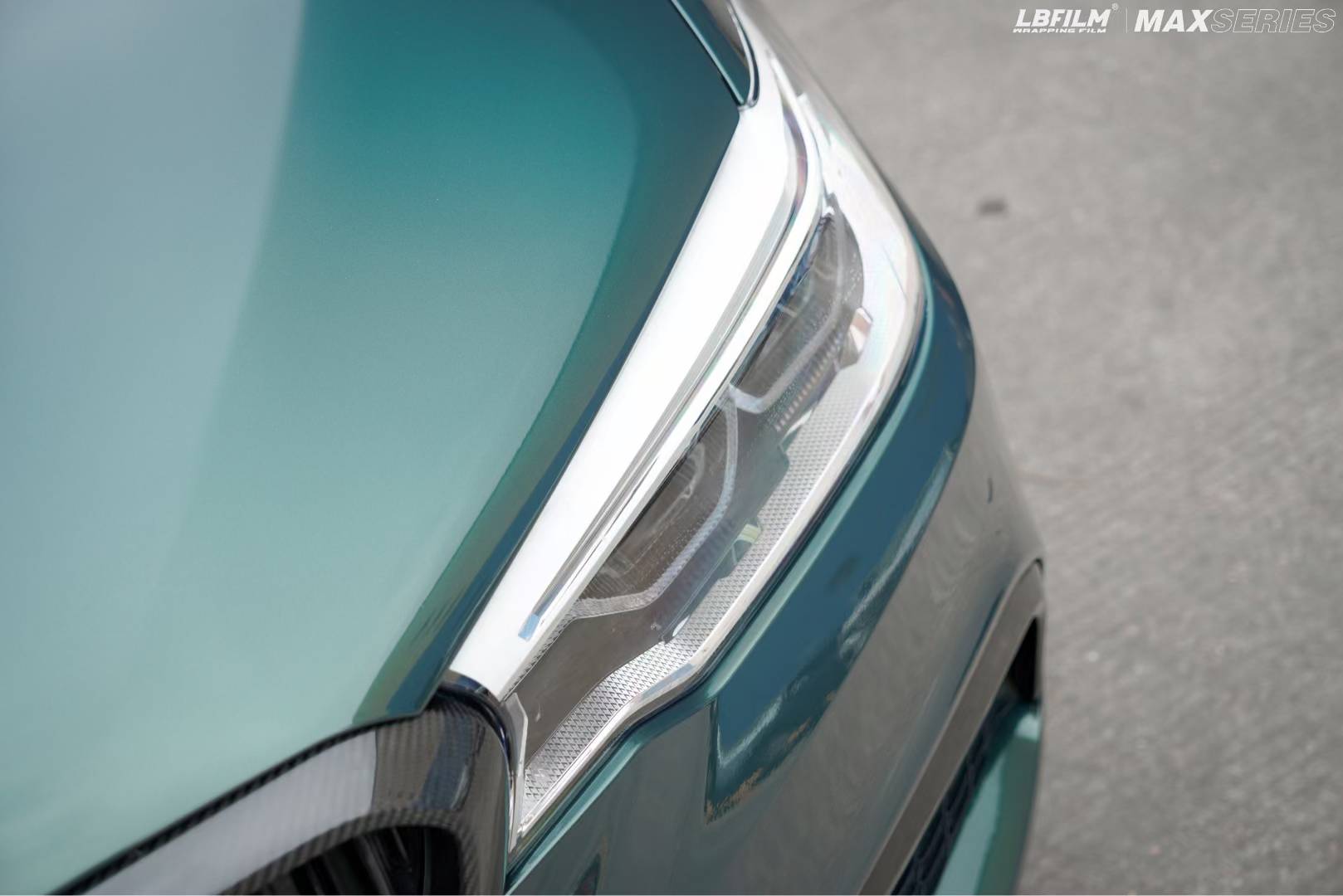 宝马530Li -LB改色膜原厂漆哥特蓝绿，源于北欧小岛的自然颜色_搜狐汽车_搜狐网